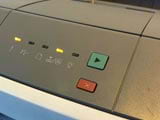 Fixing the continuous flashing yellow light error on printers