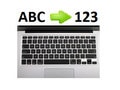 How to fix typing letters and getting numbers on a laptop keyboard?