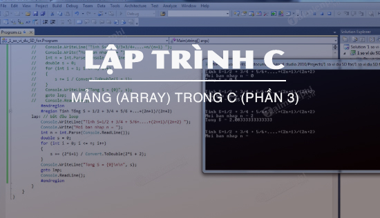 Mảng (array) trong C++ (phần 3)