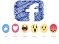 Like, Love, Haha, Wow, Sad, Angry đã có mặt trên Facebook